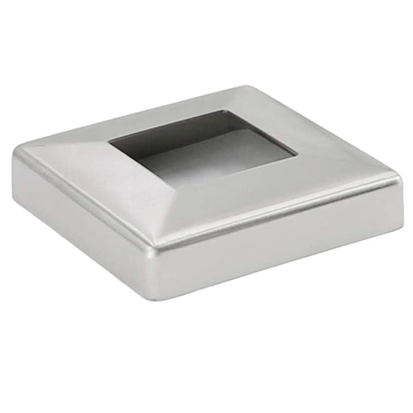 Stainless Steel 316 Grade 4″ x 4″ Base Cover for 2″ x 2″ Post (BC-202 ...