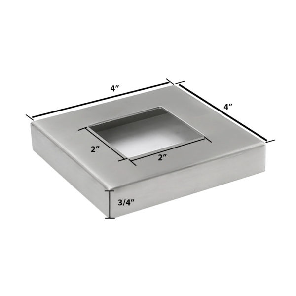 ⋆ Square Base Cover for 2 x 2-inch Post
