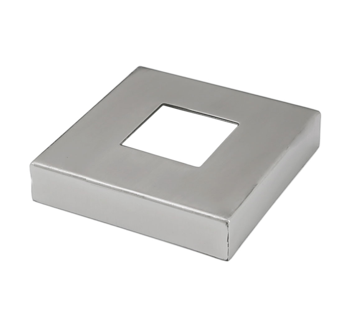 Stainless Steel 316 Grade 3-5/8″ x 3-5/8″ Base Flange Cover for 1-1/2 ...