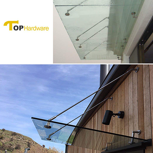 Stainless Steel 316 Glass Canopy Awning Support System Mounting Kit ...
