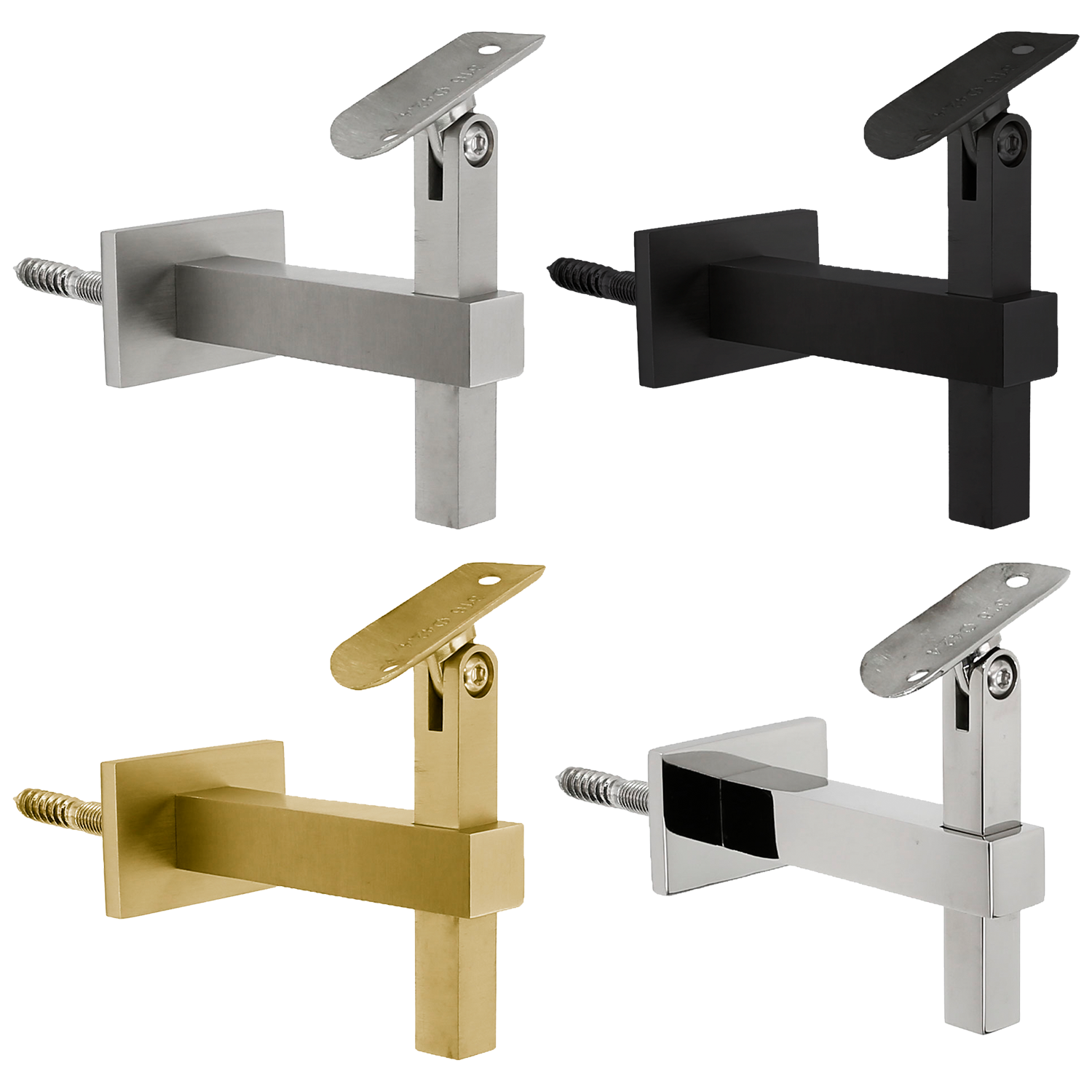 (WB-E042R_) Stainless Steel Wall Mount Adjustable Handrail Bracket for ...