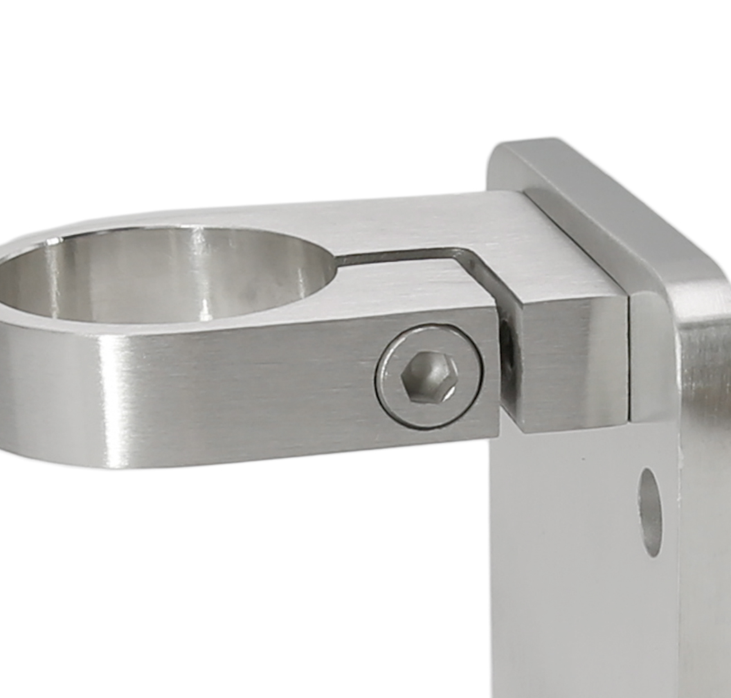 Fascia Wall Mount Baluster Bracket for 1-5/8 in OD (42.4 mm) Baluster ...