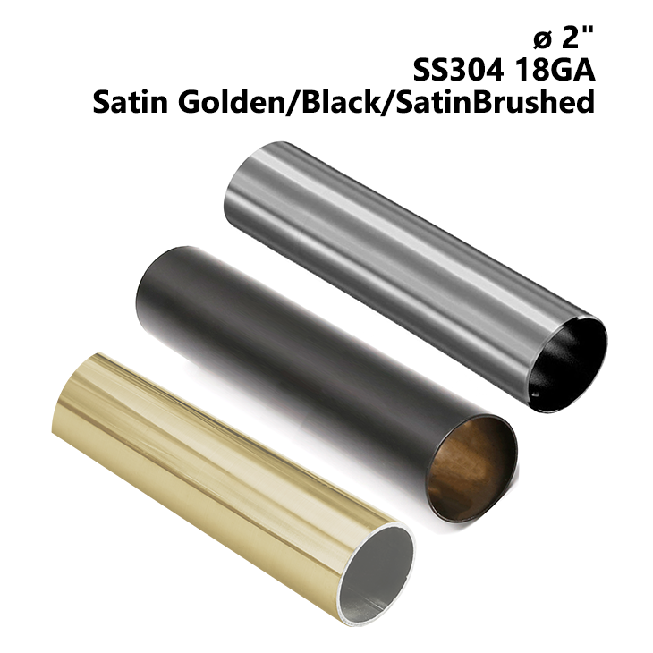 (R122M) Stainless Steel 304 Grade 3″ Round Tube, 22GA, Length: 236 ...