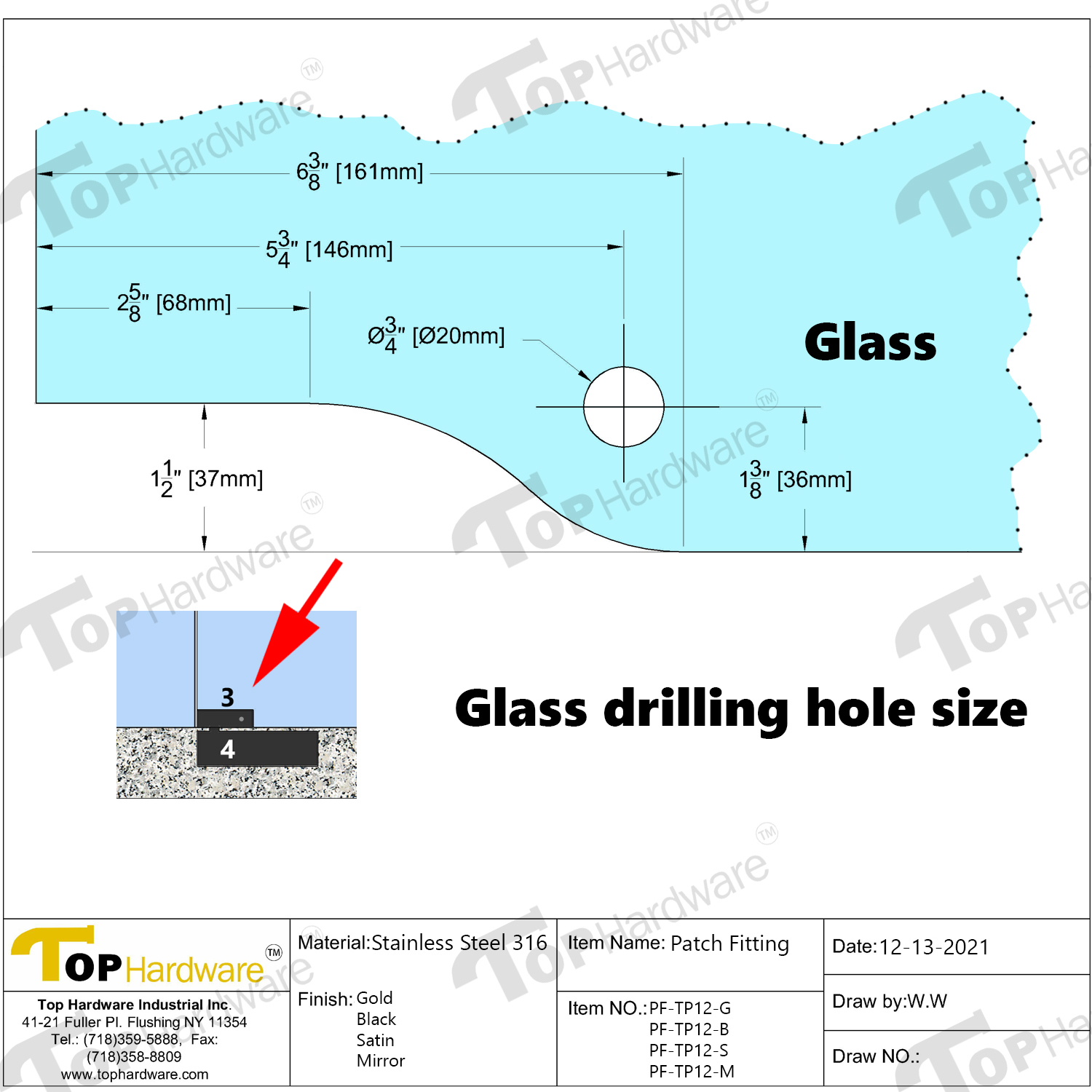 Patch Fitting – Top Hardware