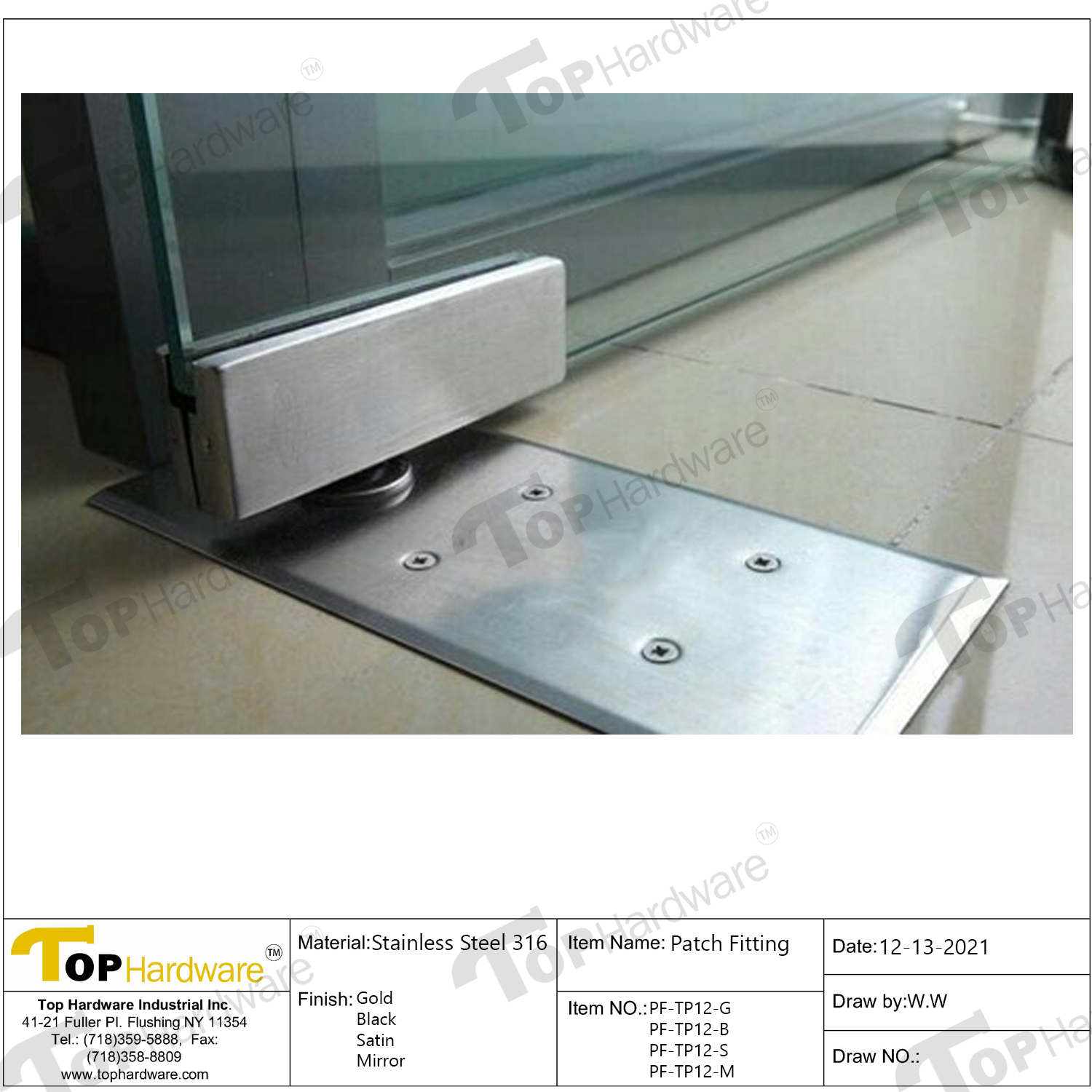 Patch Fitting – Top Hardware