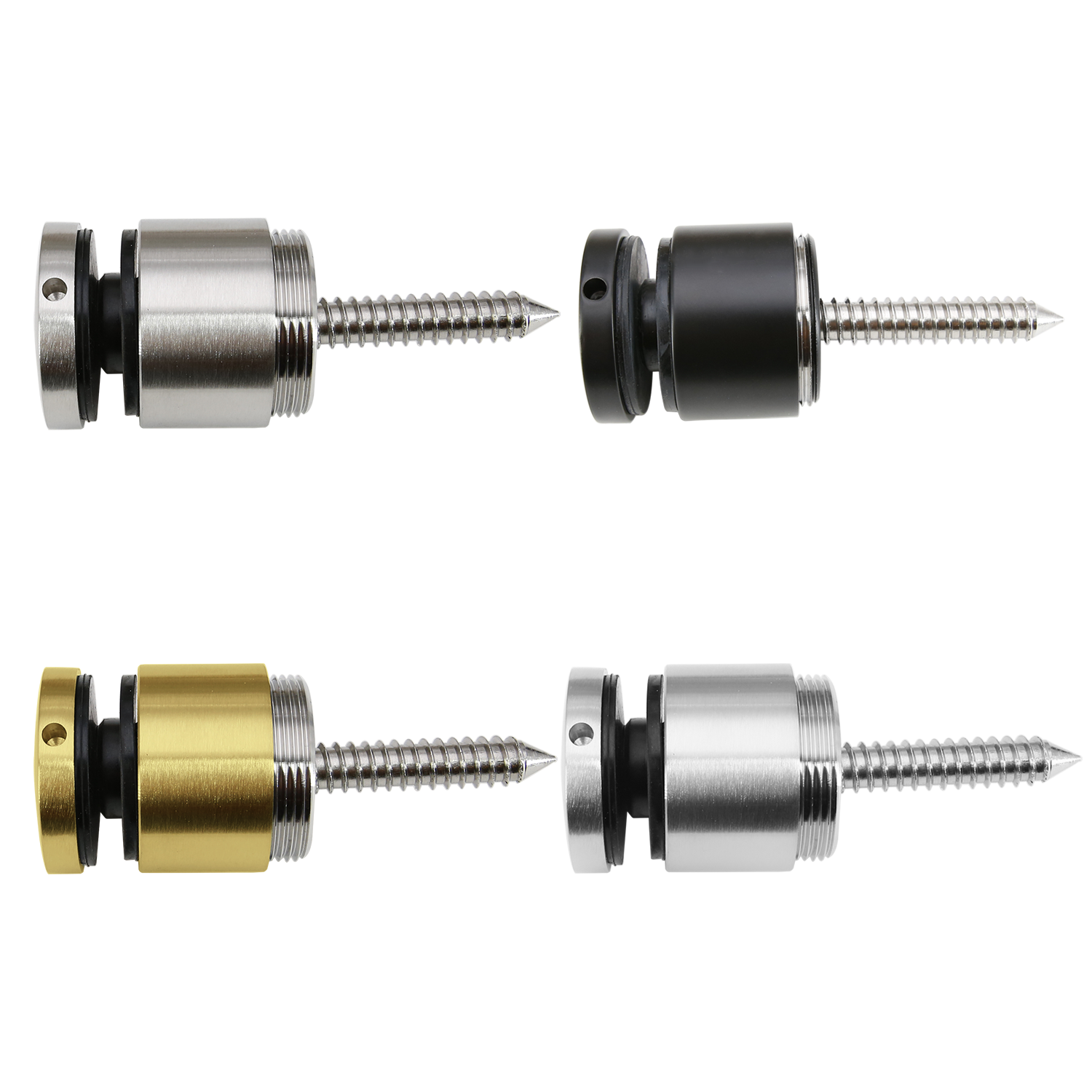 ( SO-030RD-WO_ ) Stainless Steel Standoff – Round – Top Hardware