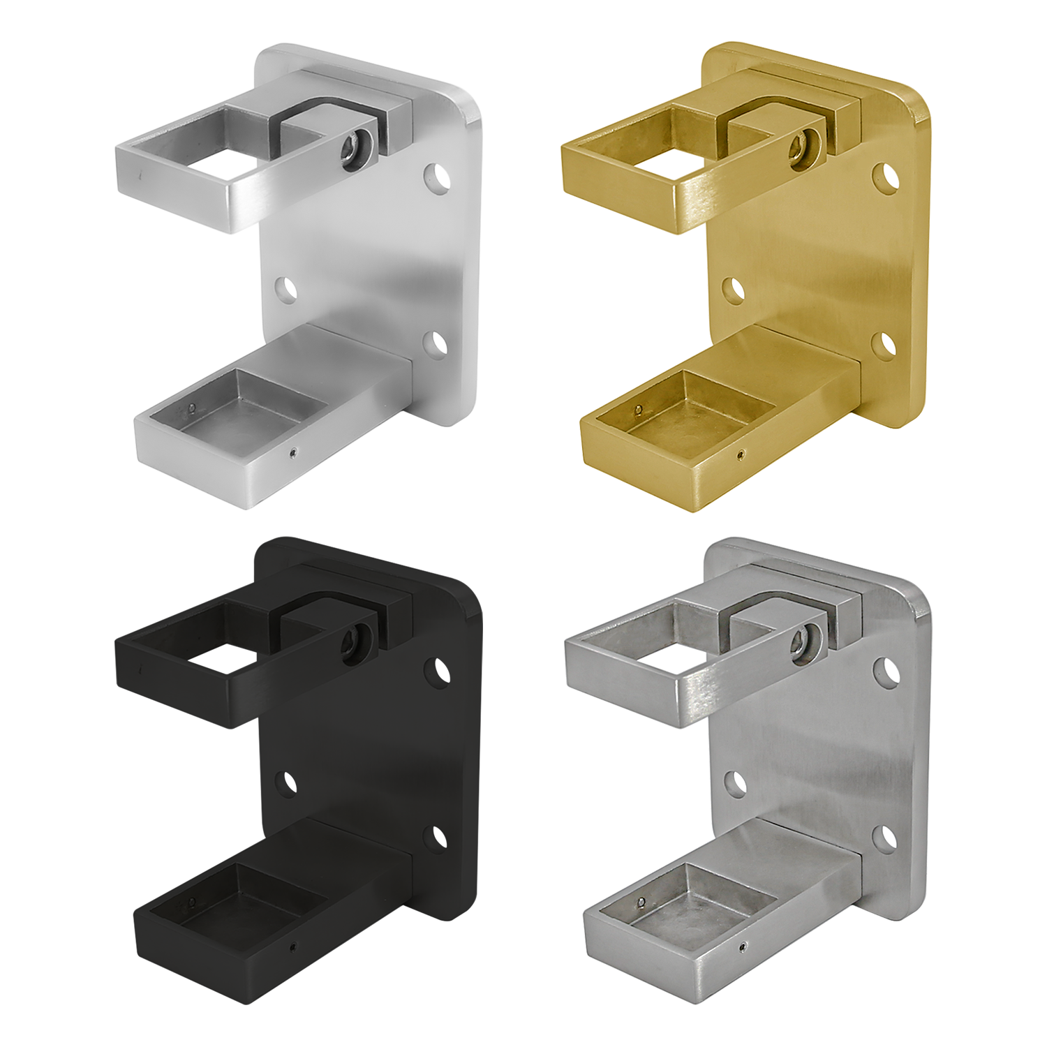 (ASB-S42_) Fascia Wall Mount Baluster Bracket for 1-9/16 x 1-9/16 in ...