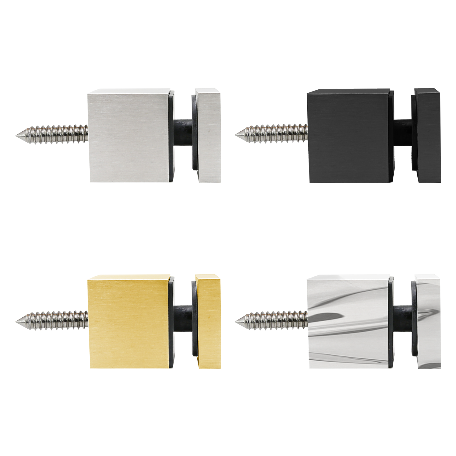 (SO-050SQ-WO_) Stainless Steel Standoff-Square – Top Hardware