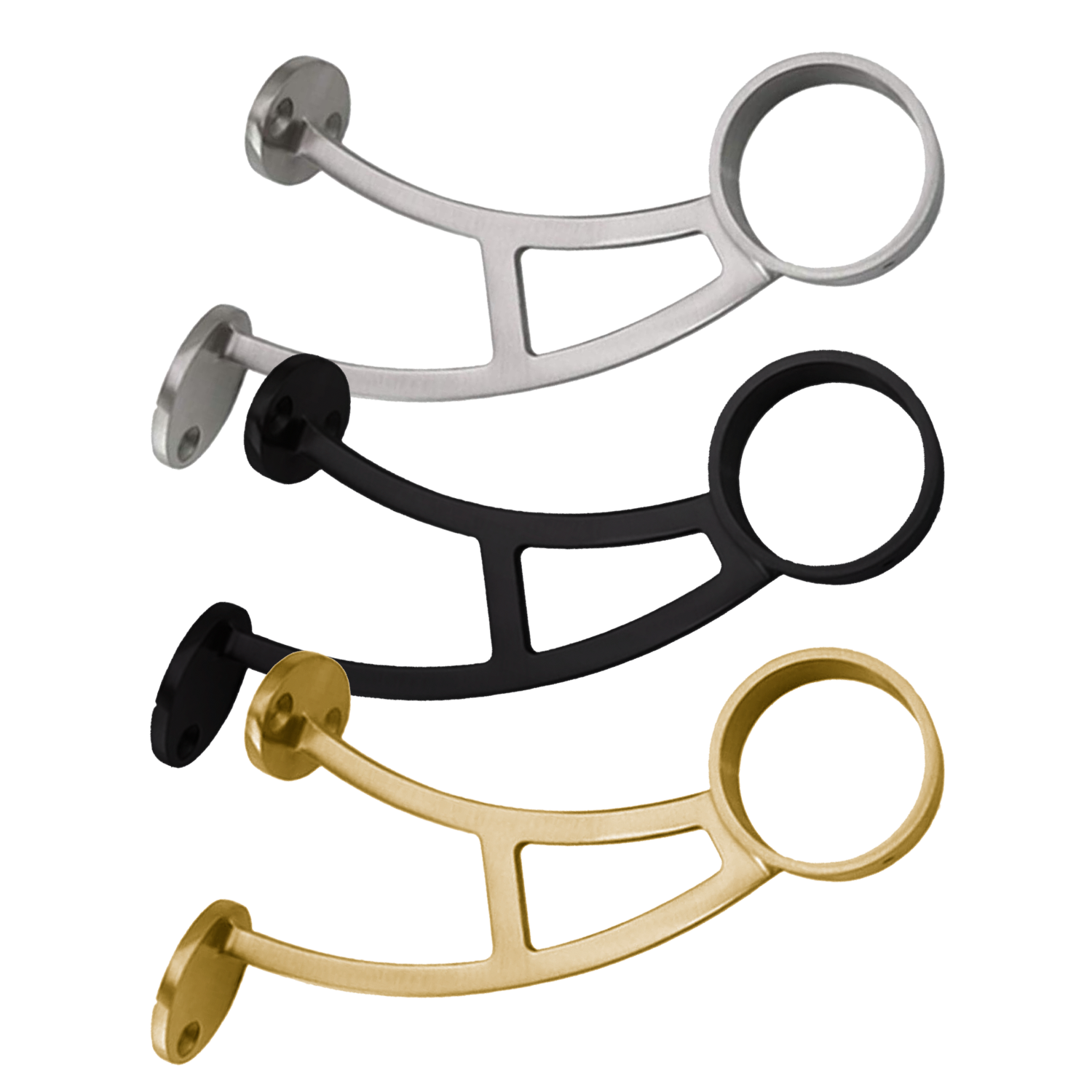 (FRB50-8BC_) Stainless Steel 316 Grade Bar & Floor Mount Combination ...