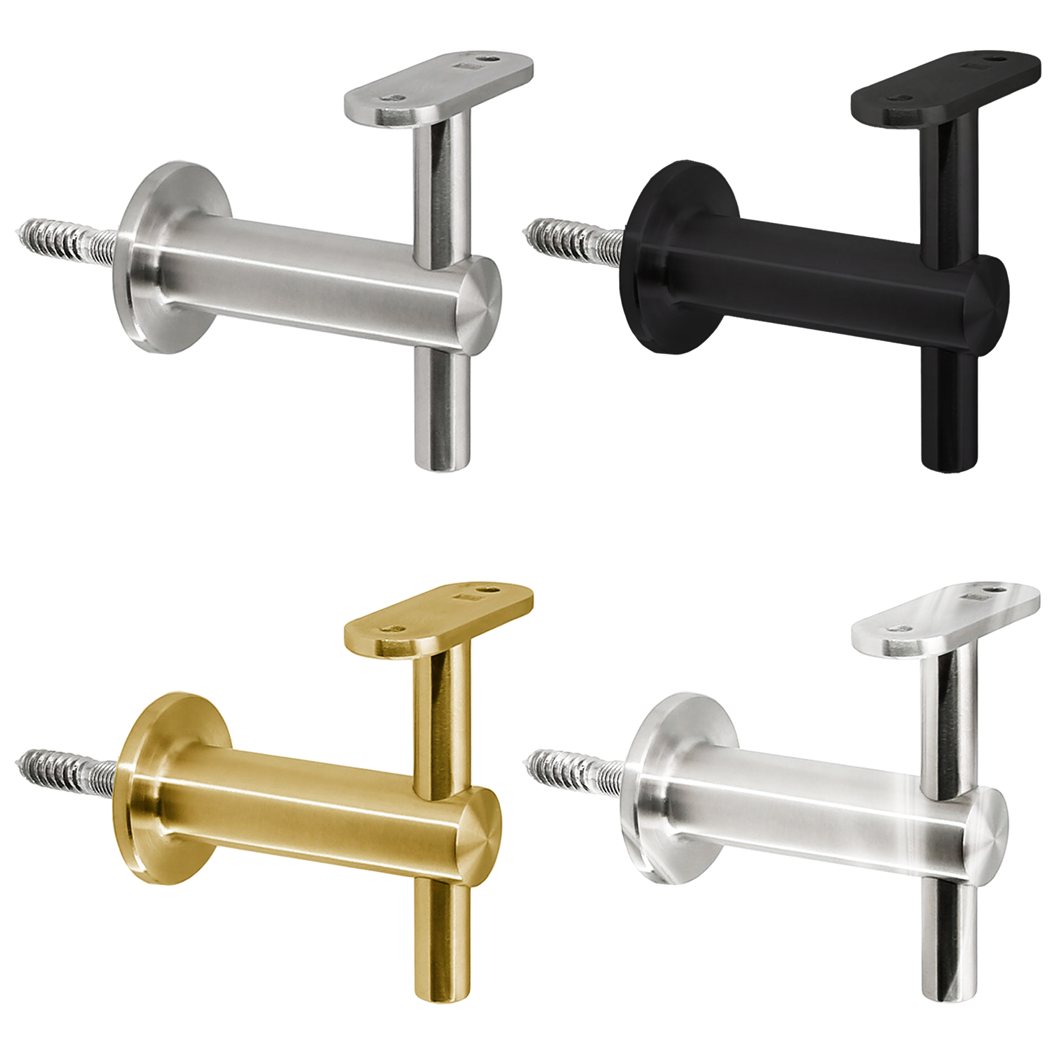 (WB-E110F_) Stainless Steel Wall Mount Fixed Handrail Bracket For ...