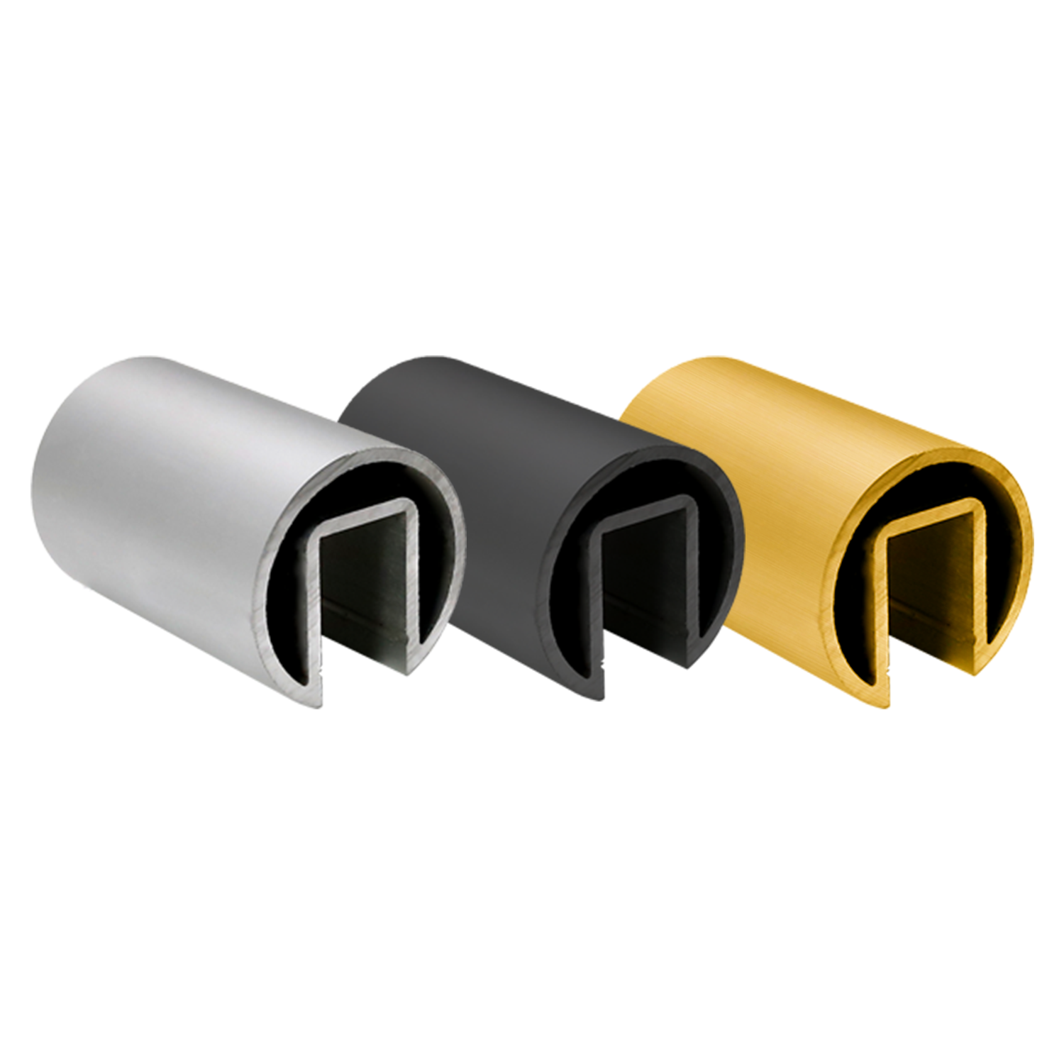 (ALU-RD1242_) Aluminium Cap Rail-Round – Top Hardware