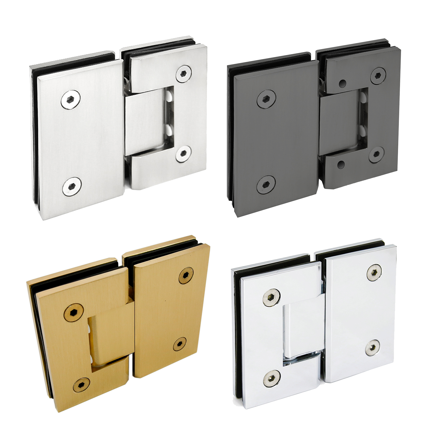 (GAS-301-V_) 180 Degree Vienna Glass to Glass Shower Door Hinge – Top ...