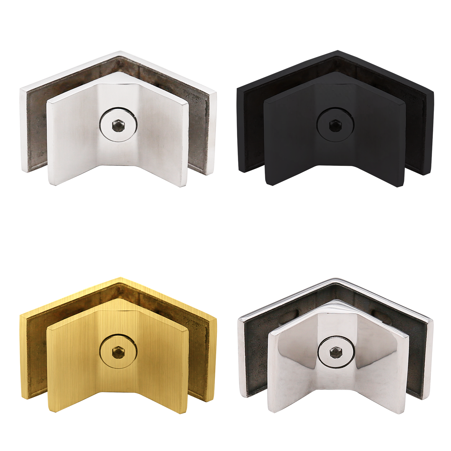 (GC6040_) 90° Railing Glass to Glass Clamp,Stainless Steel 316 Bracket ...