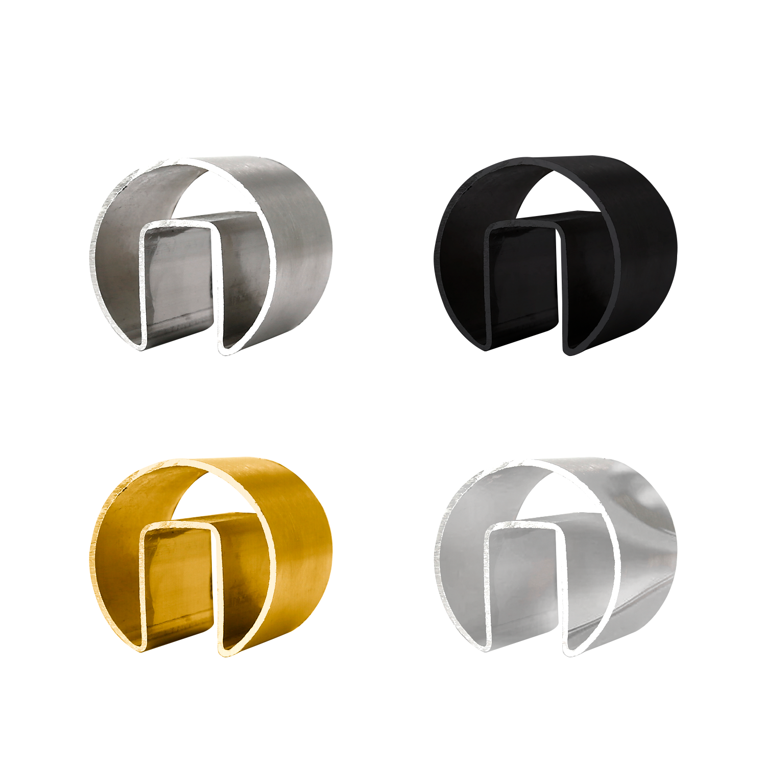 (SSTU-RD1250_) Stainless Steel Cap Rail-Round – Top Hardware