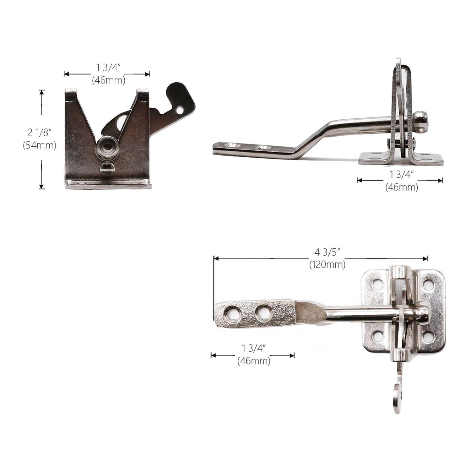 (LL-C3024) Self Locking Metal Gate Latch with Automatic Self Latching ...