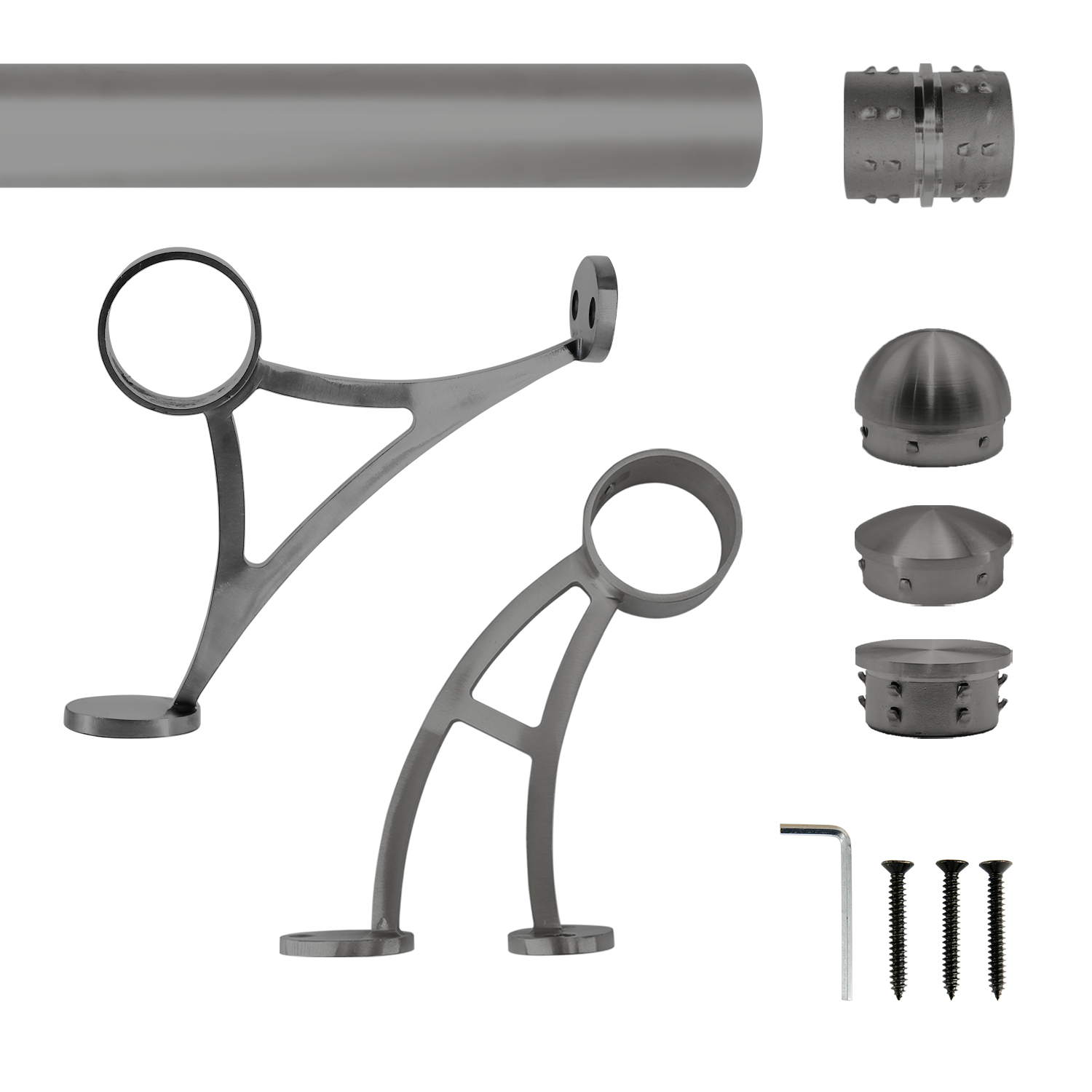 (FT-RL-2OD-TB) Stainless Steel Bar Foot Rail Kit (Custom-made ...